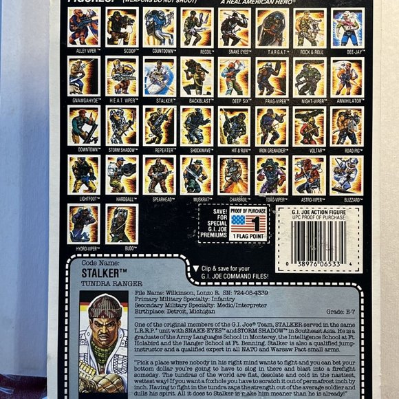 Hasbro | Other | Hasbro Gi Joe 988 Stalker Tundra Ranger Figure Misp ...